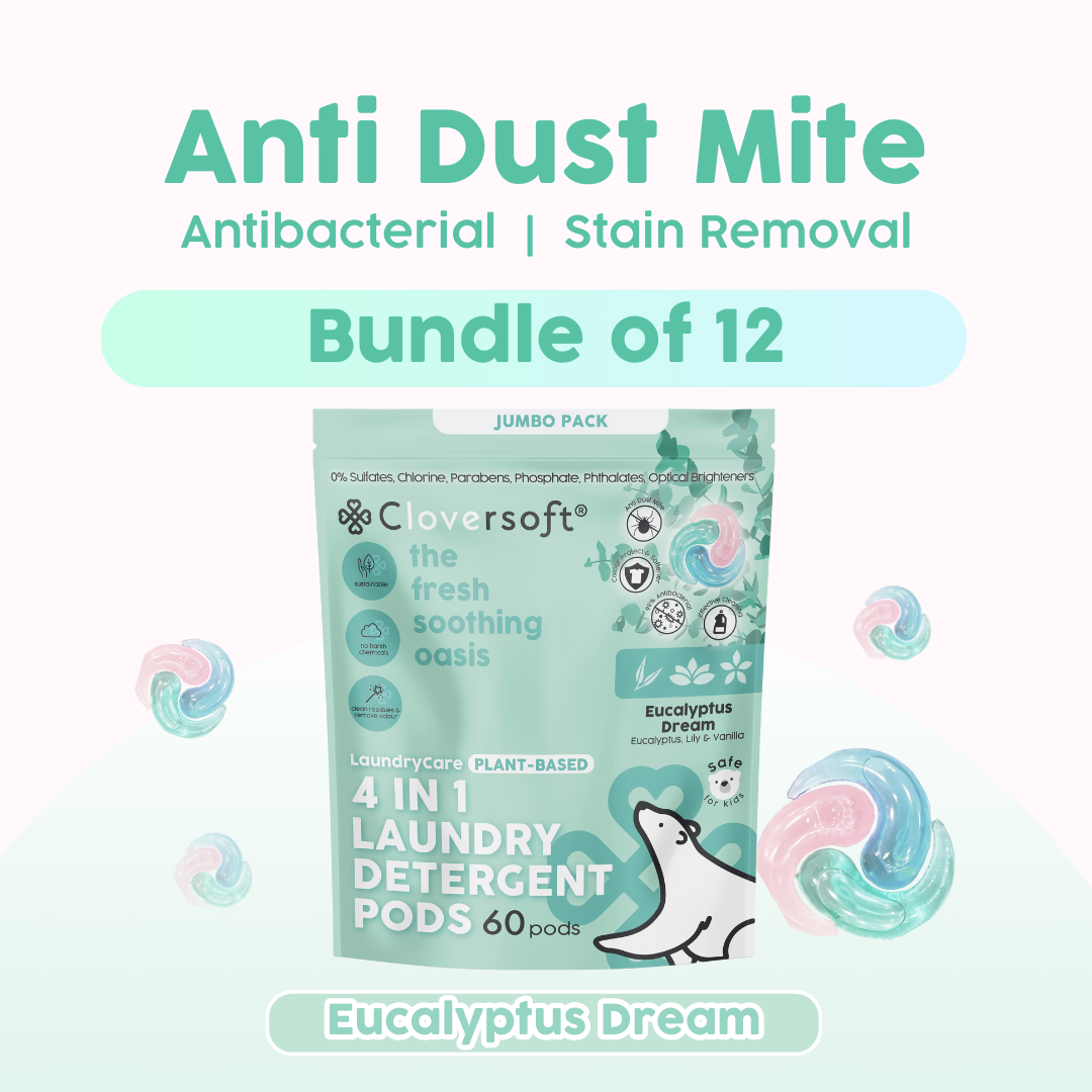 [12 Packs] Cloversoft Plant-Based 4 In 1 Anti Dust Mite Deluxe Plus+ ...