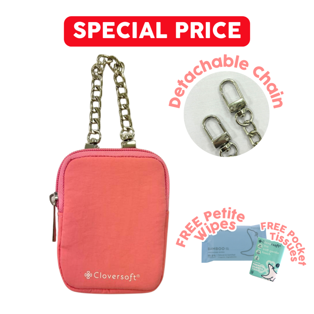 Sorn X Cloversoft Merchandise Love Set - Puffer Bag & Wet Wipes