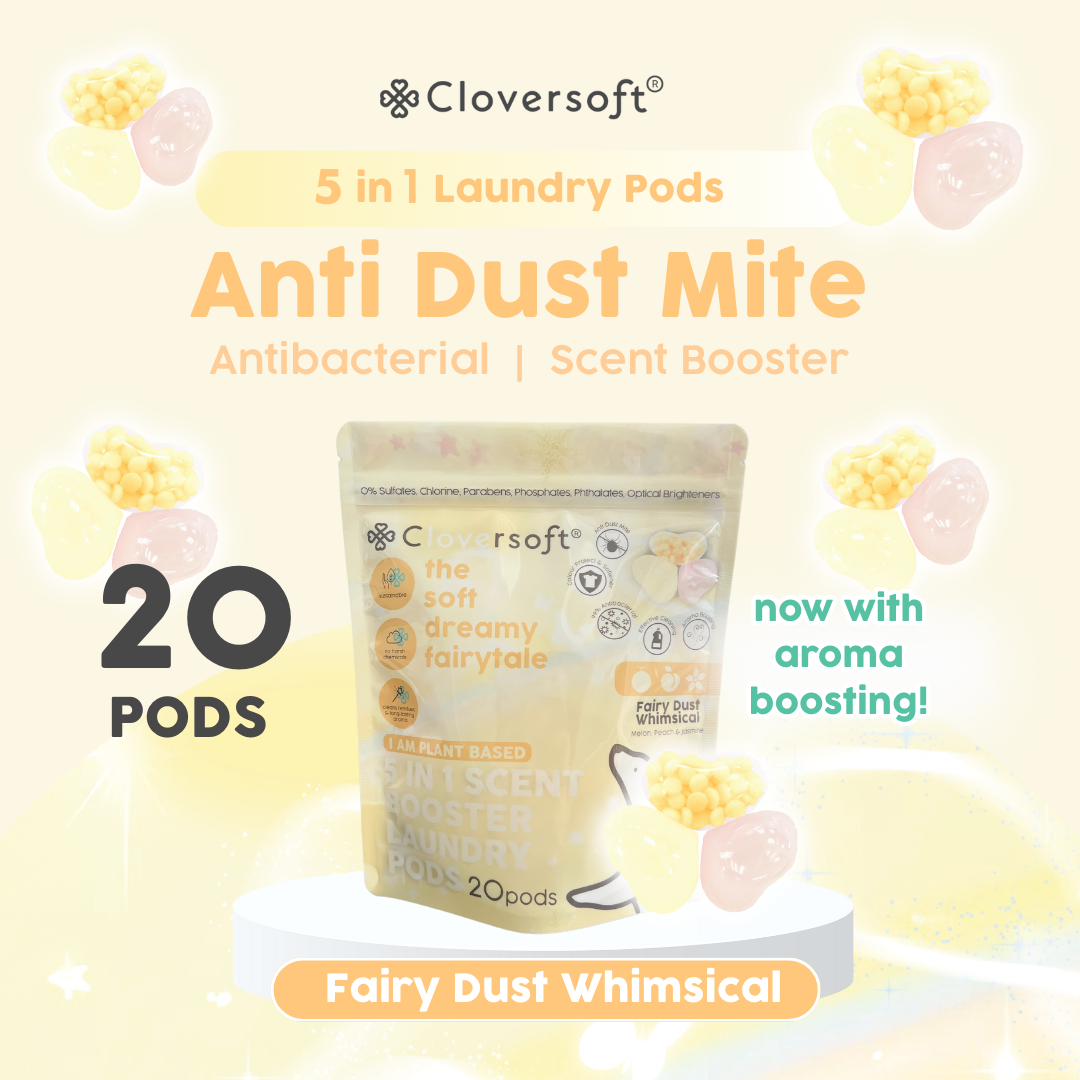 Cloversoft Plant-Based 5 in 1 Scent Booster Laundry Pods (Fairy Dust ...