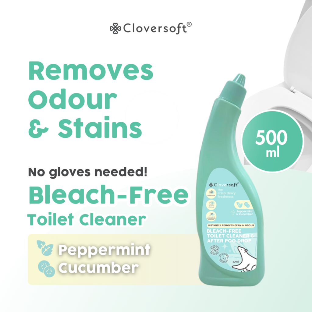 Cloversoft Compact Bathroom Cleaning Bundle (Toilet Cleaner Peppermint ...